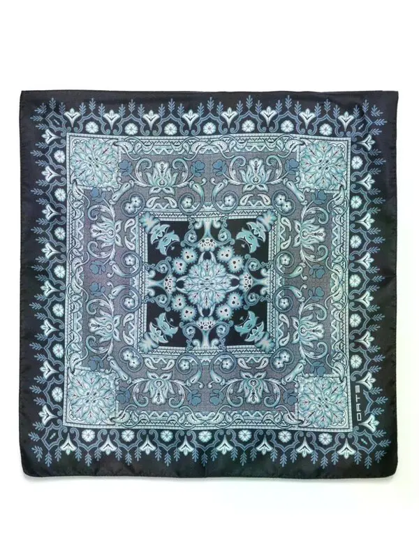 Etro Paisley-print Scarf - Blue