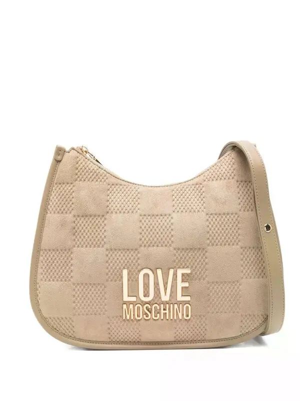 Moschino Quilted Shoulder Bag - Neutrals
