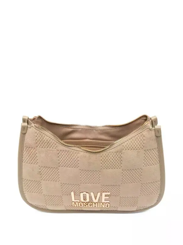 Moschino Quilted Shoulder Bag - Neutrals