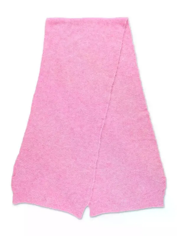 American Vintage Ribbed-knit Scarf - Pink