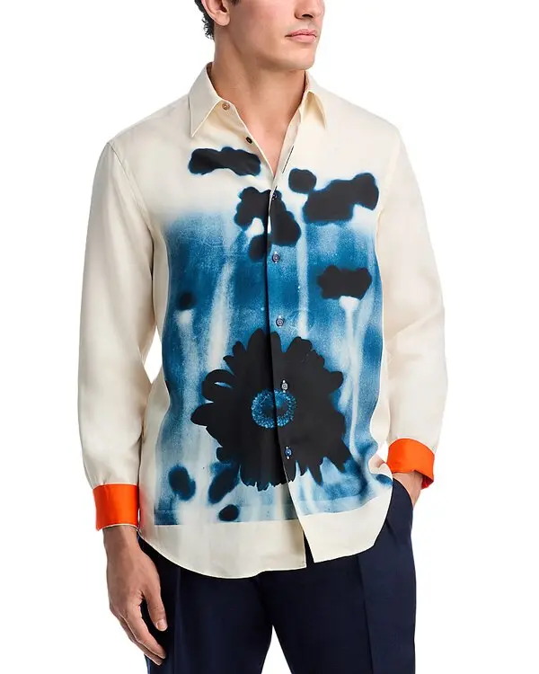 Paul Smith Printed Tailored Fit Button Shirt