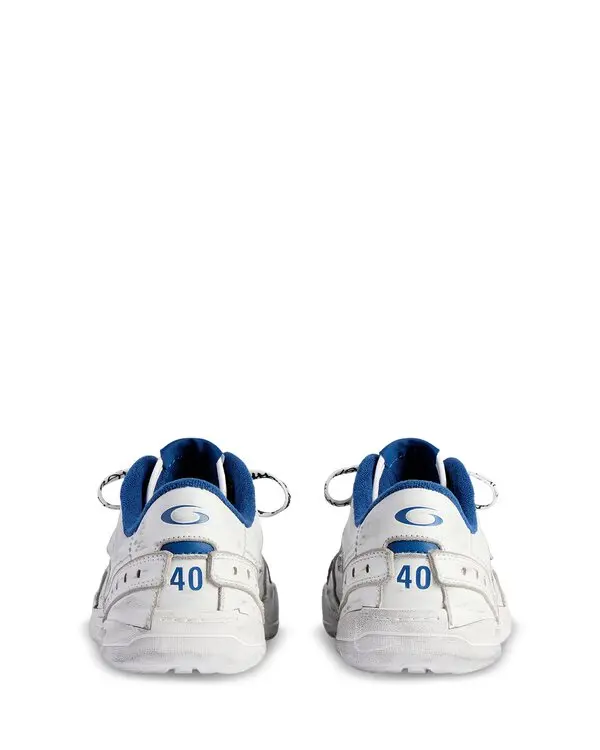 Balenciaga Hamptons Lace Up Sneakers - Blanc Multi