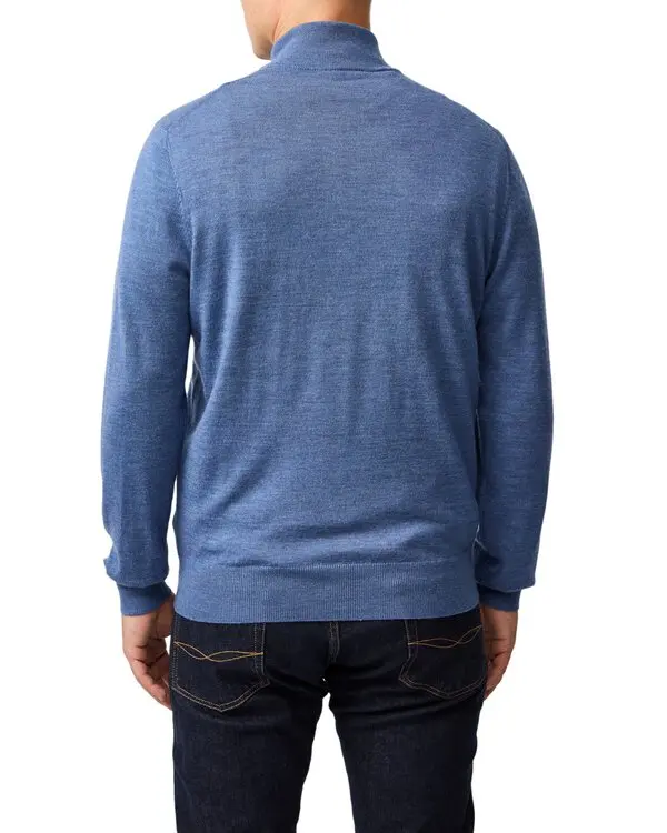 Rodd & Gunn Nobles Merino Wool Sweater - Ocean