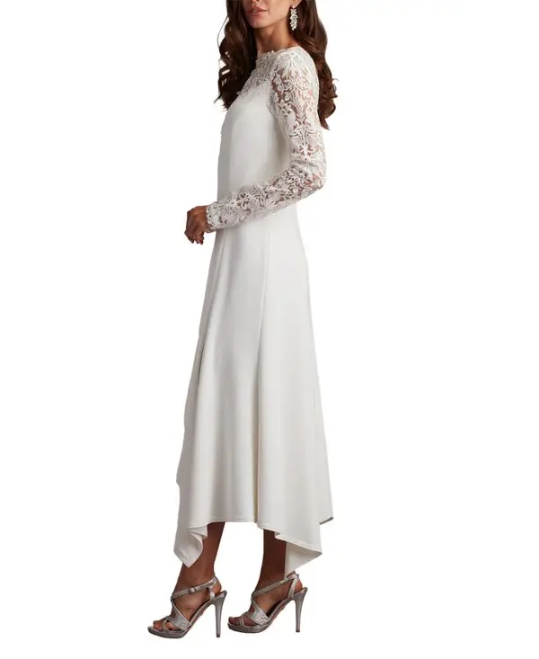 Tadashi Shoji Marzia Illusion Midi Dress