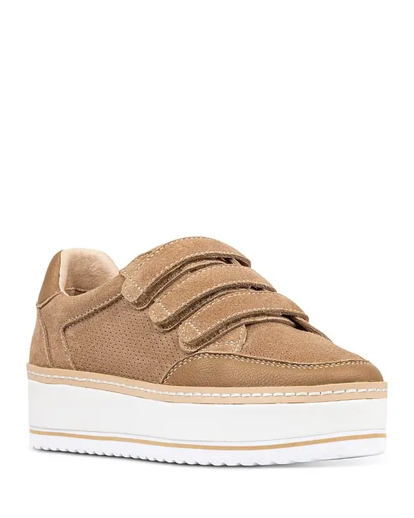 DONALD PLINER Suede Platform Sneakers