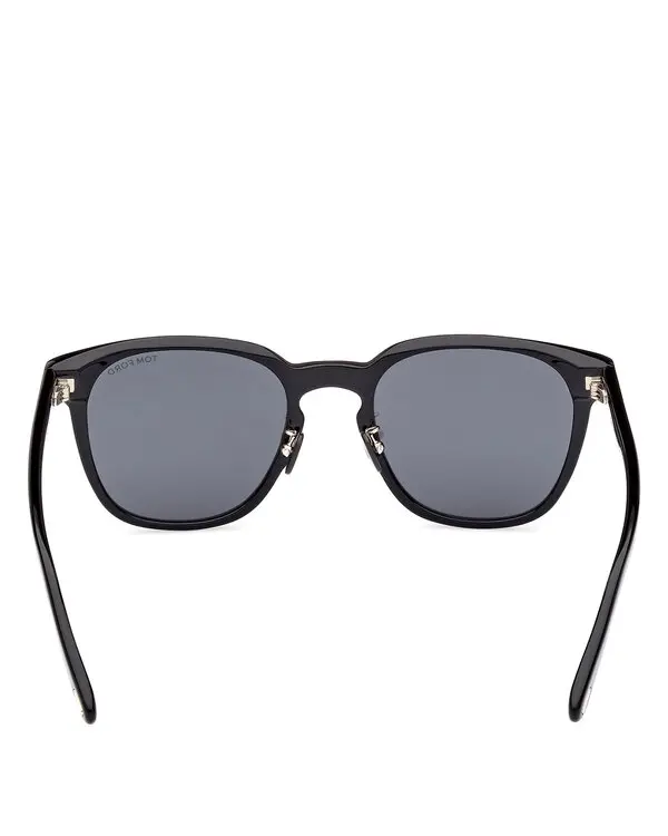 TOM FORD Round Frame Sunglasses 53mm