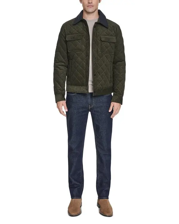 Cole Haan Quilted Corduroy Jacket