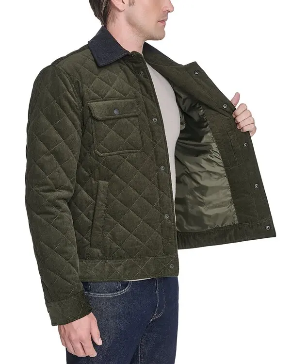 Cole Haan Quilted Corduroy Jacket