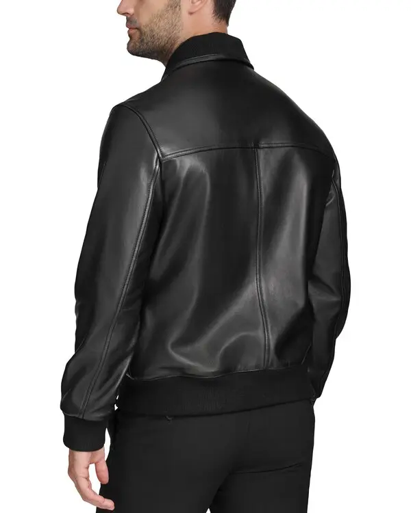 Cole Haan Leather Jacket - Black
