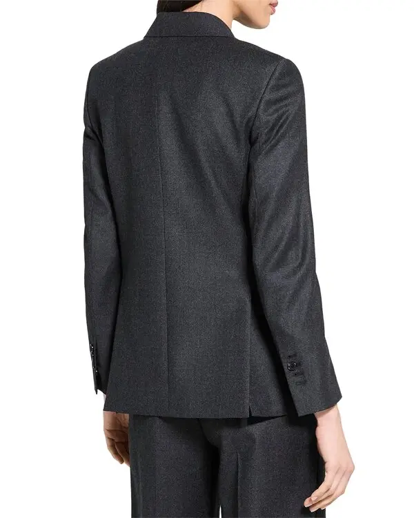 Theory Double Breasted Tuxedo Combo Jacket
