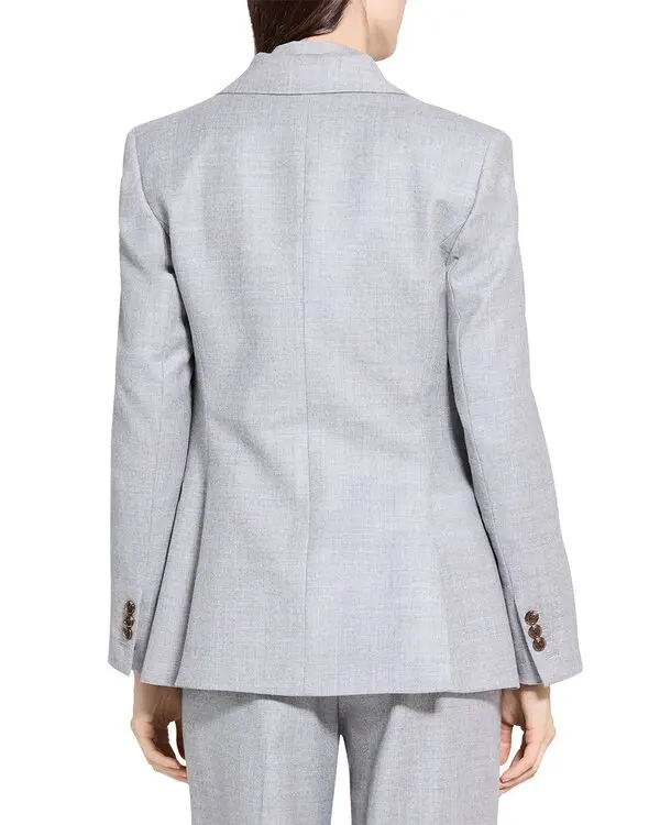 Theory Lynnia Sleek Blazer - New Light Heather