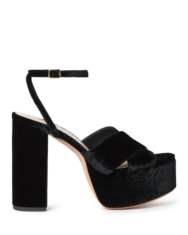 LOEFFLER RANDALL Loretta Platform Sandals - Black
