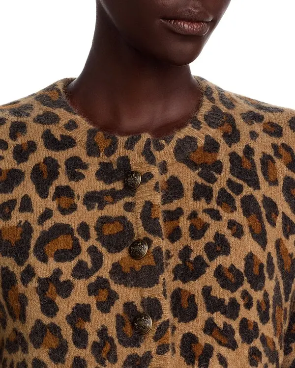 Kobi Halperin Leopard Print Cardigan