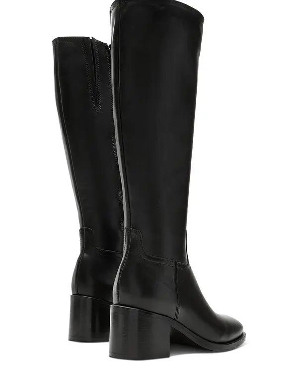 La Canadienne Leather Knee High Boots - Black