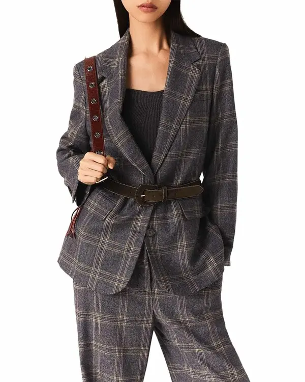 Maje Suit Jacket - Grey