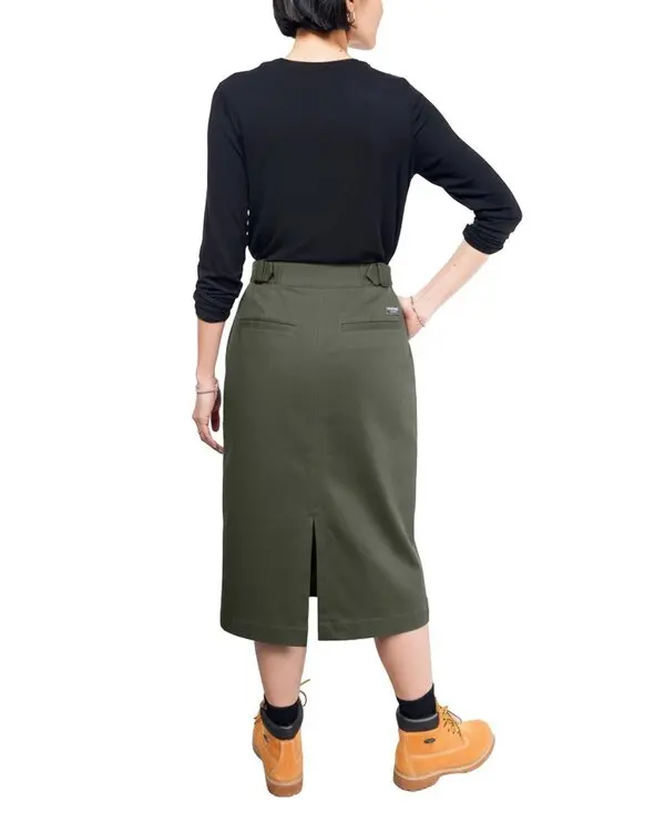 WILDFANG The Essential Utility Wrap Skirt - Spruce