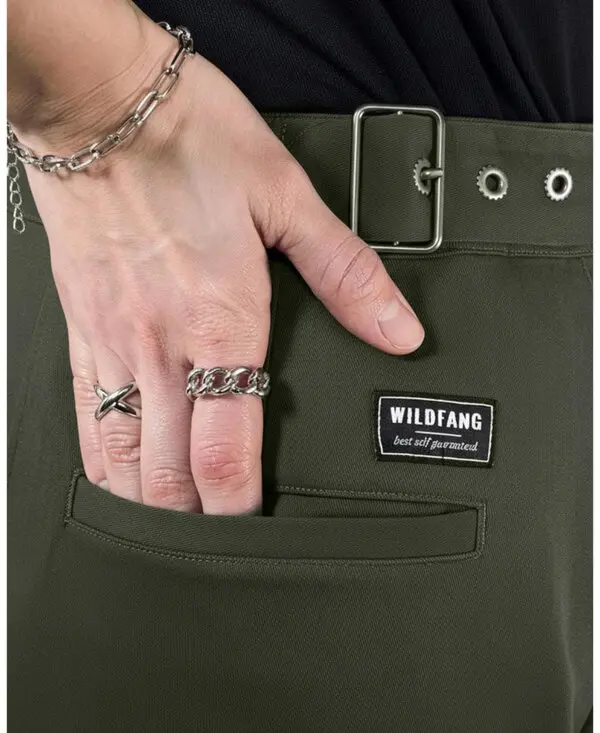WILDFANG The Essential Utility Wrap Skirt - Spruce