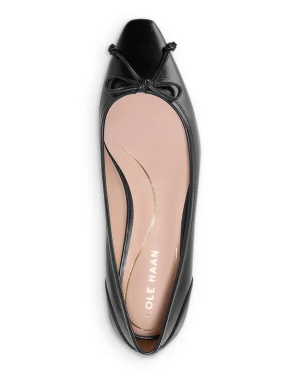 Cole Haan Paget Ballet Flats - Black Leather