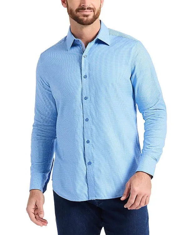 Robert Graham Kenmare Long Sleeve Woven Shirt - Blue