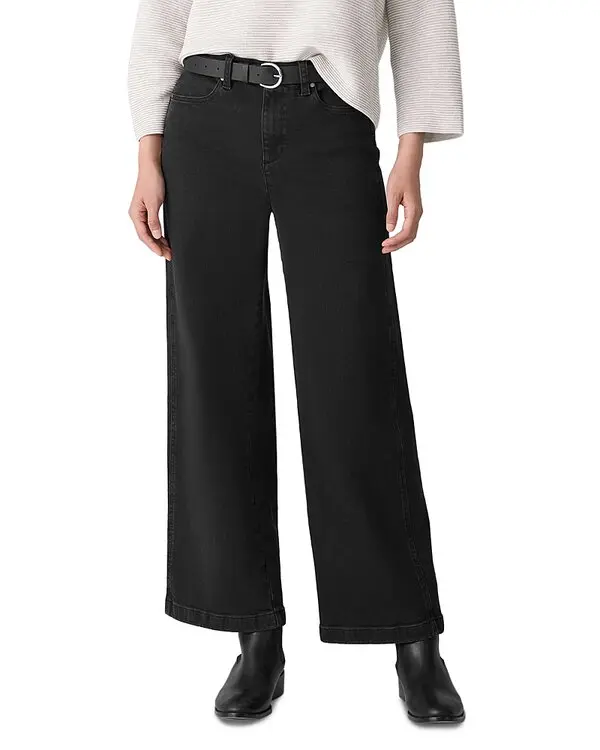 Eileen Fisher High-rise Wide-leg Jeans