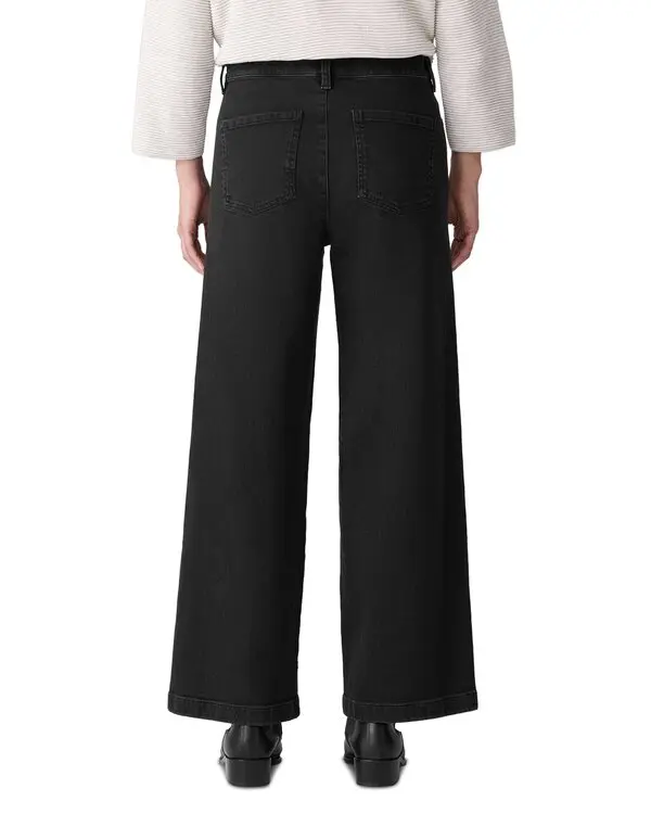 Eileen Fisher High-rise Wide-leg Jeans
