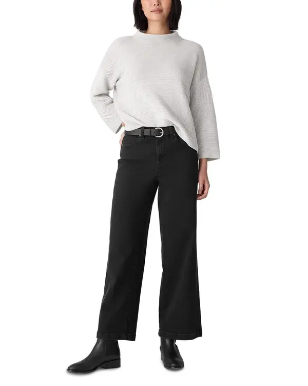 Eileen Fisher High-rise Wide-leg Jeans