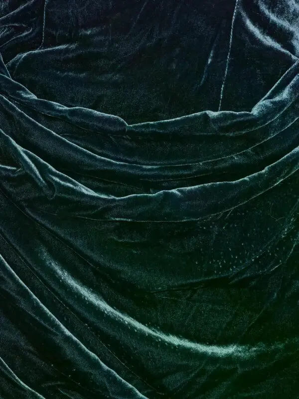 ROTATE BY BIRGER CHRISTENSEN Velvet Slit Maxi Dress