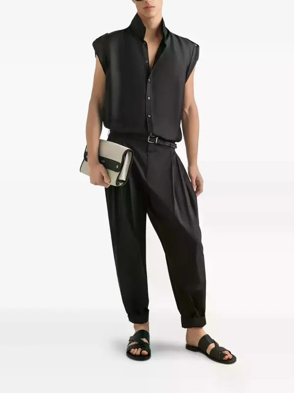 Dolce & Gabbana Hawaii Short-sleeved Shirt - Black