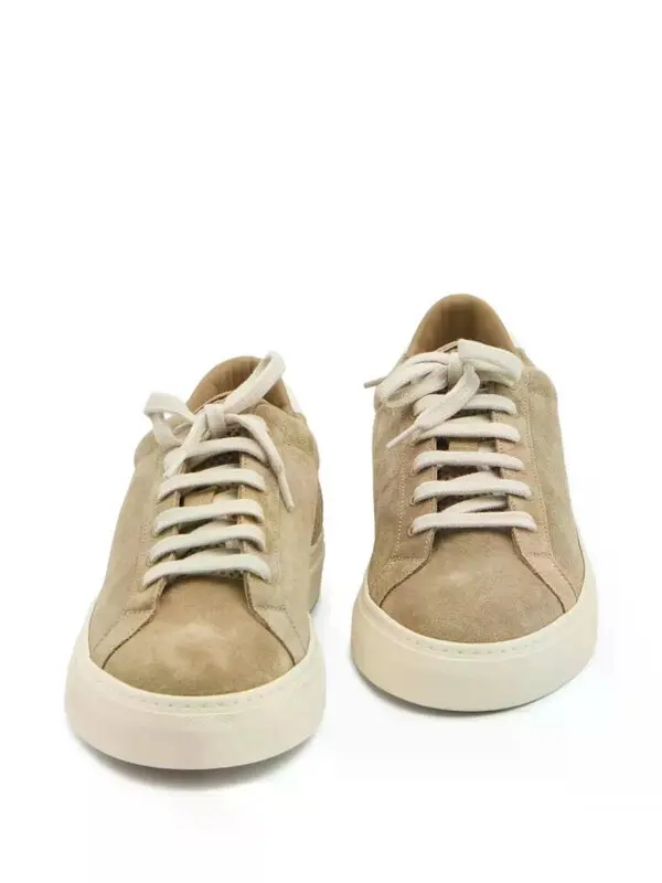COMMON PROJECTS Patterned-tongue Suede Sneakers