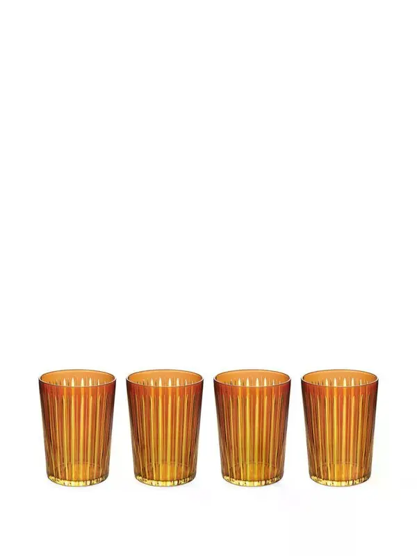L'Objet Prism Highball Glasses - Orange