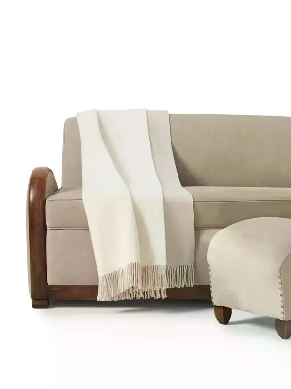 Brunello Cucinelli Fringe Cashmere Throw