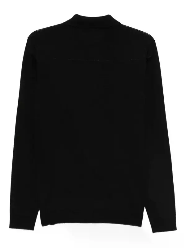 ROBERTO COLLINA Knitted Polo Sweater