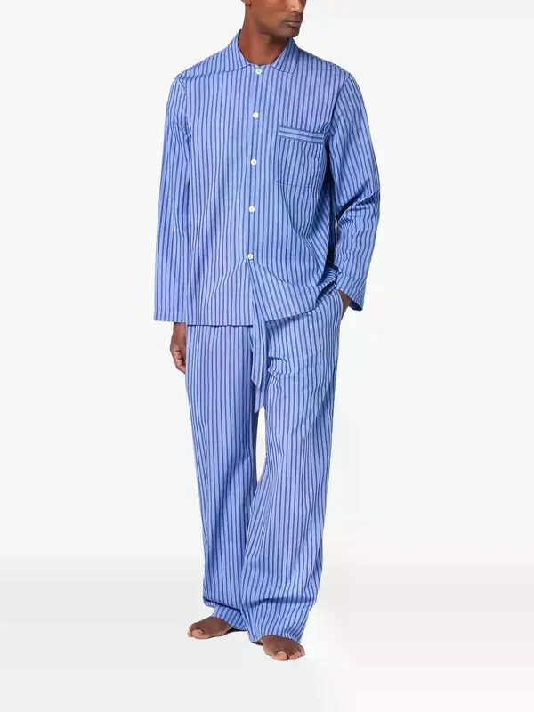 TEKLA Striped Pyjama Top