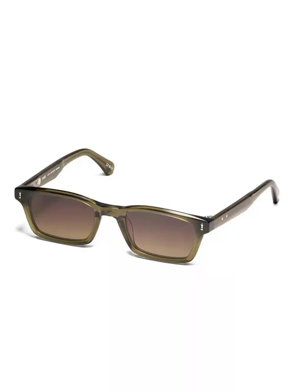 PETER AND MAY Self Exotic Rectangle-frame Sunglasses