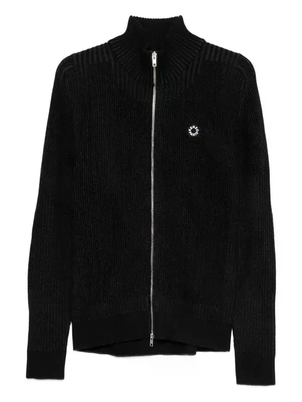 Kenzo Ribbed Zip-up Cardigan