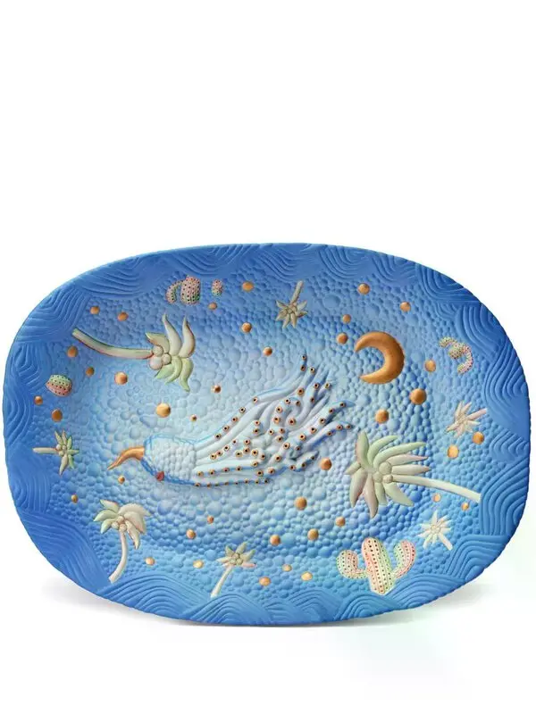 L'Objet X Haas Brothers Celestial Octopus Tray - Blue