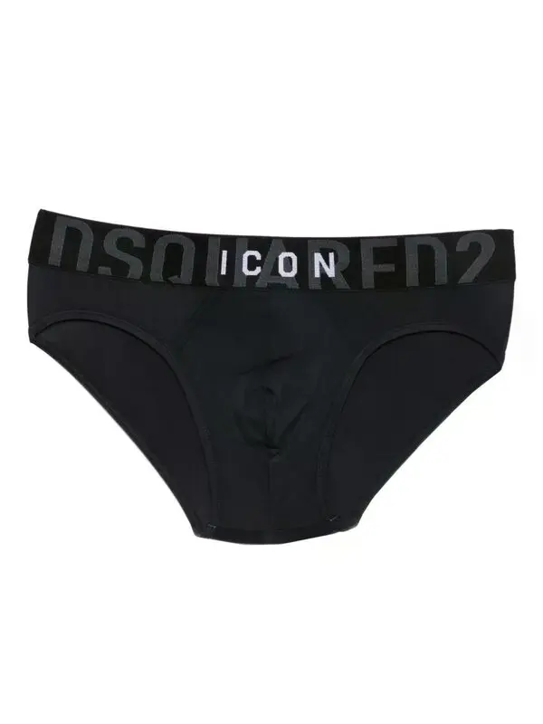 Dsquared2 Icon-band Briefs - Black