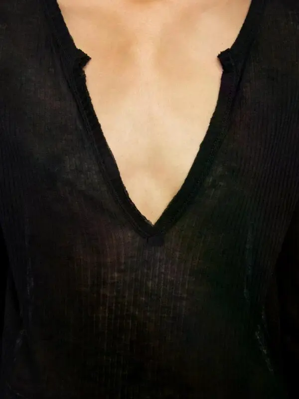 Zadig&Voltaire Ribbed Long-sleeve Top