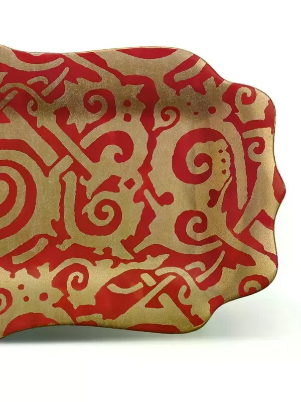 L'Objet Fortuny Maori Platter - Red