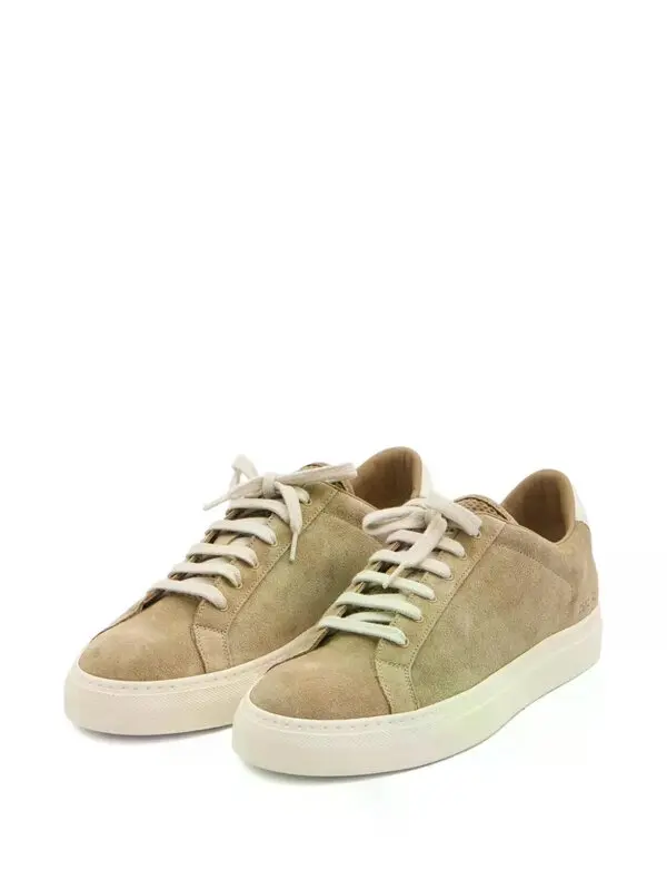 COMMON PROJECTS Patterned Tongue Suede Sneakers