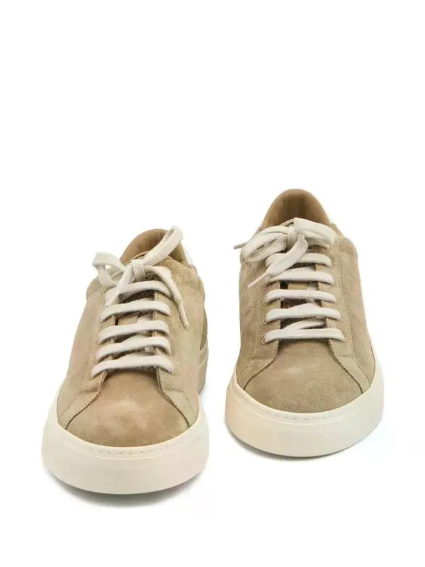 COMMON PROJECTS Patterned Tongue Suede Sneakers