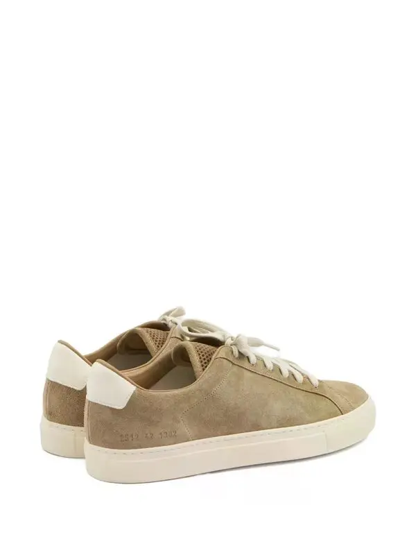 COMMON PROJECTS Patterned Tongue Suede Sneakers