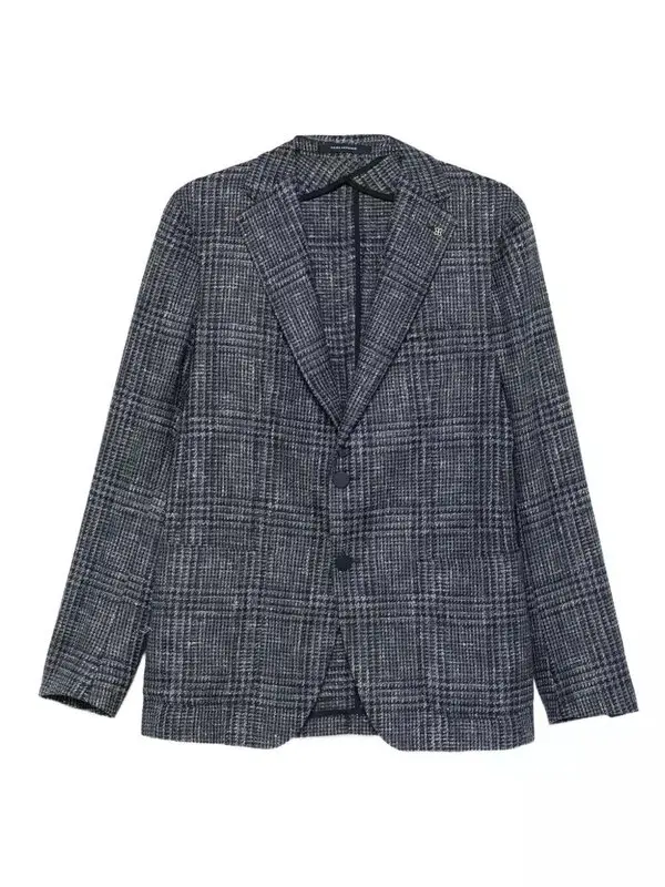Tagliatore Checked Wool Blazer