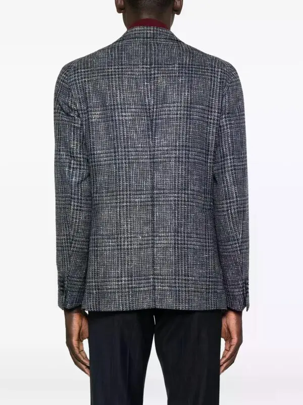 Tagliatore Checked Wool Blazer
