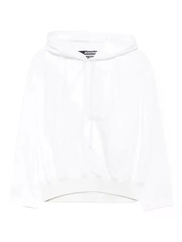 Jacquemus Haut Trapèze Hoodie - White