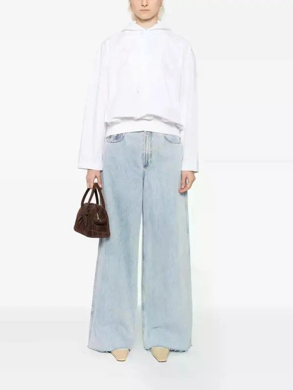 Jacquemus Haut Trapèze Hoodie - White