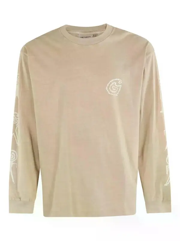Carhartt Work In Progress Terrestrial Long-sleeve T-shirt - Brown