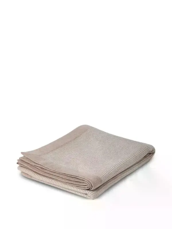 Brunello Cucinelli Ribbed Cashmere Throw