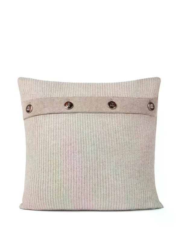 Brunello Cucinelli Ribbed Buttoned Cushion