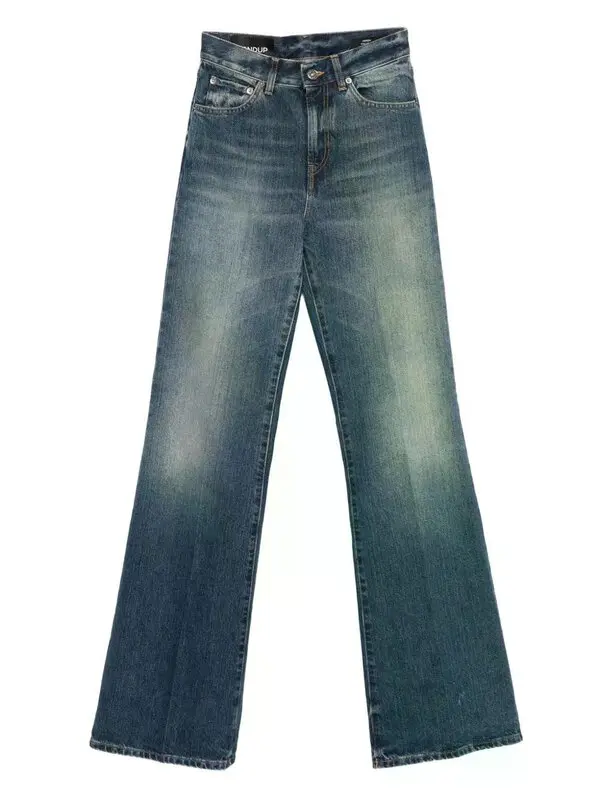 DONDUP Amber Wide-leg Jeans - Blue